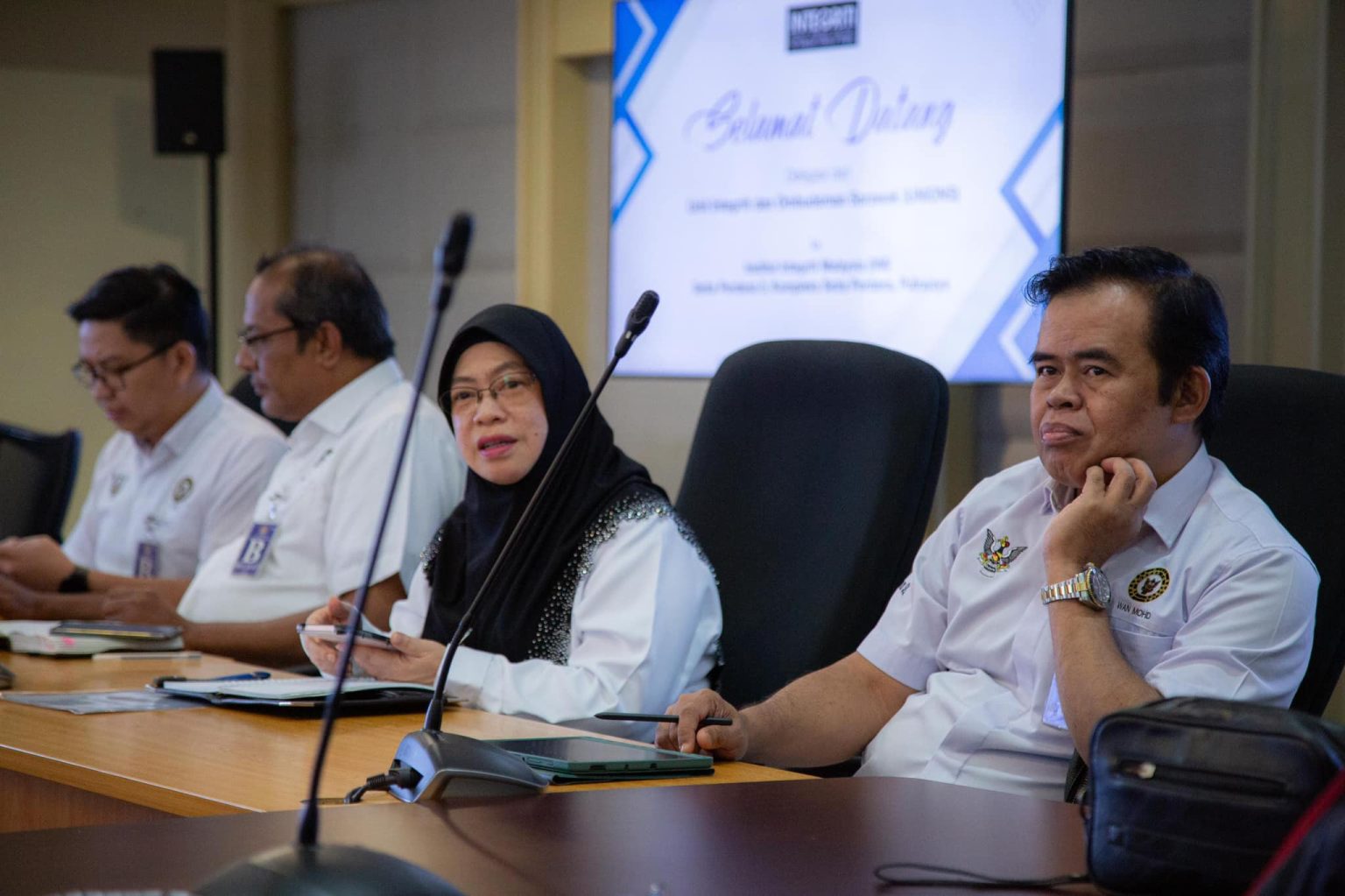 Lawatan kerja dan libat urus daripada Unit Integriti dan Ombudsman ...