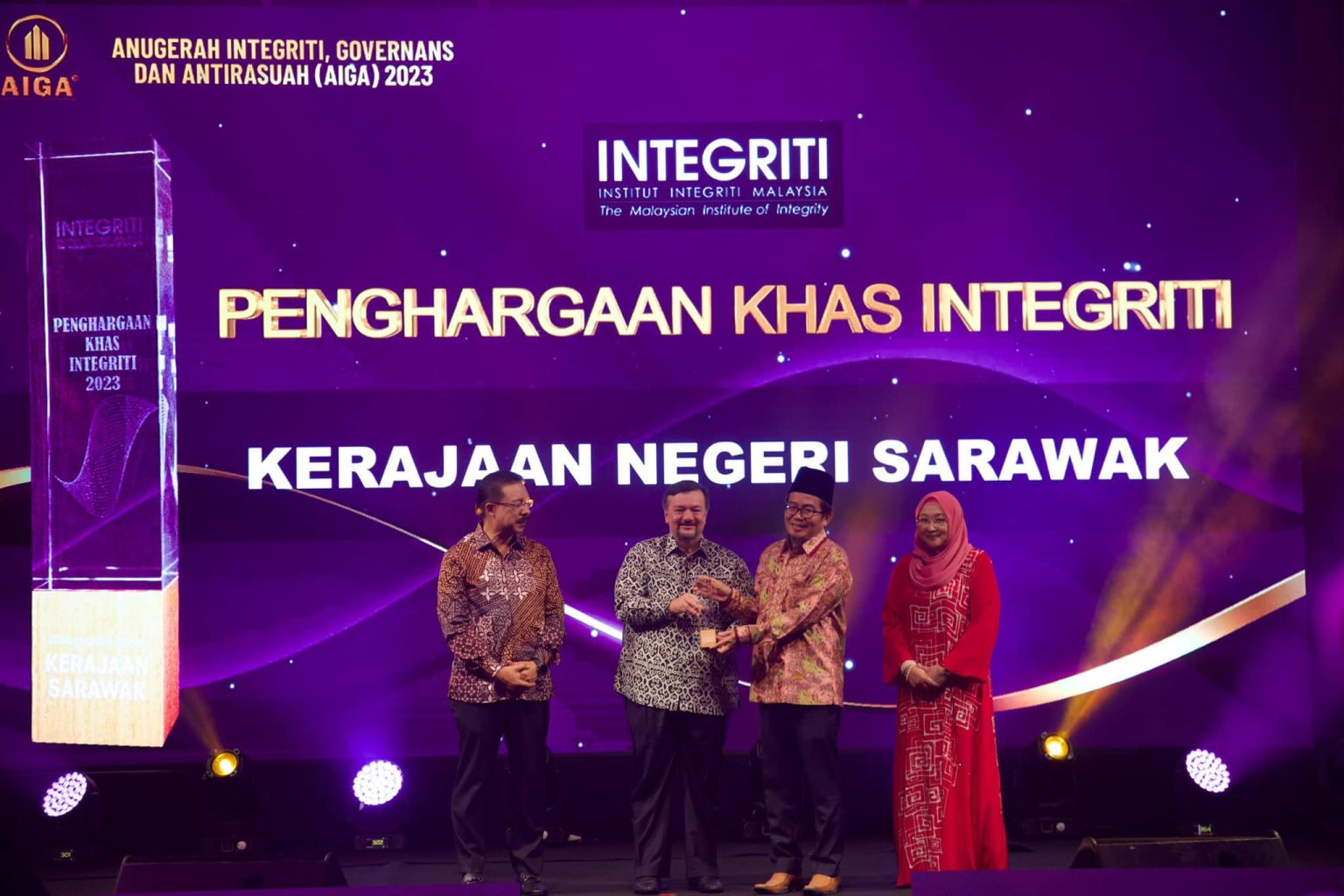Majlis Anugerah Integriti, Governans dan Antirasuah (AIGA) 2023 - Institut Integriti Malaysia