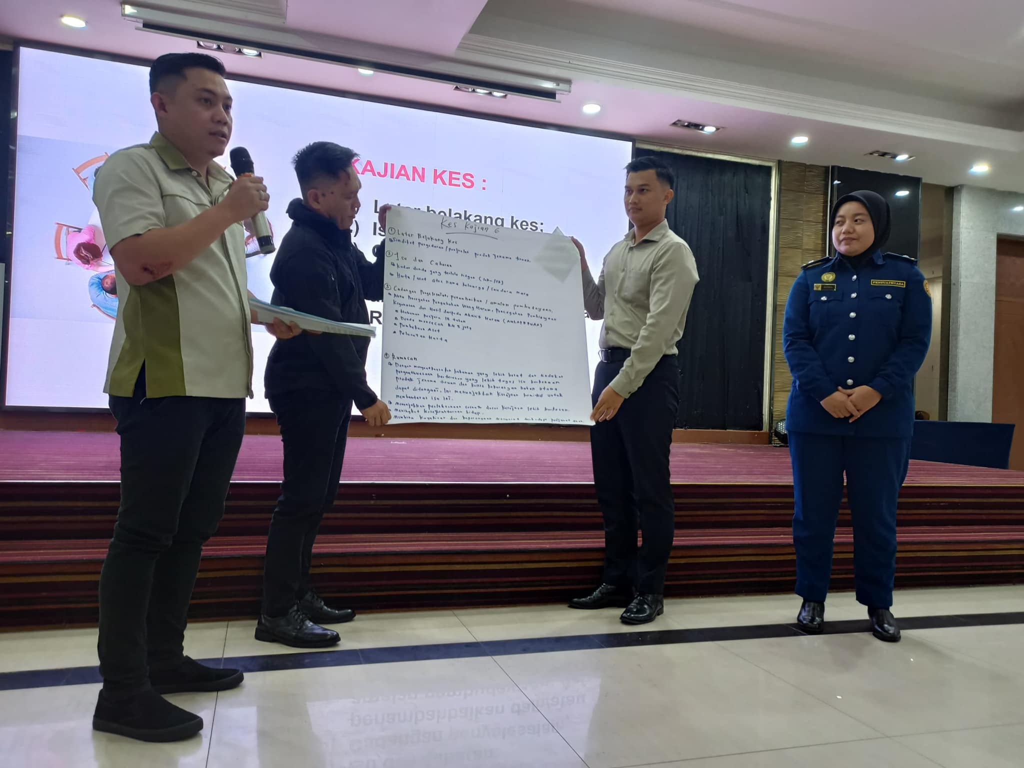 Kursus Modul Integriti Penguat kuasa Sarawak (MIPS) anjuran Unit ...