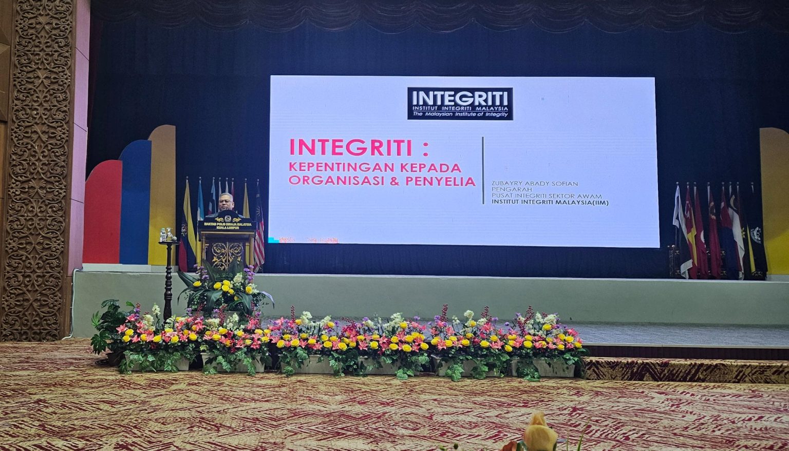 Ceramah bertajuk Integriti : Kepentingan Kepada Organisasi dan Penyelia ...